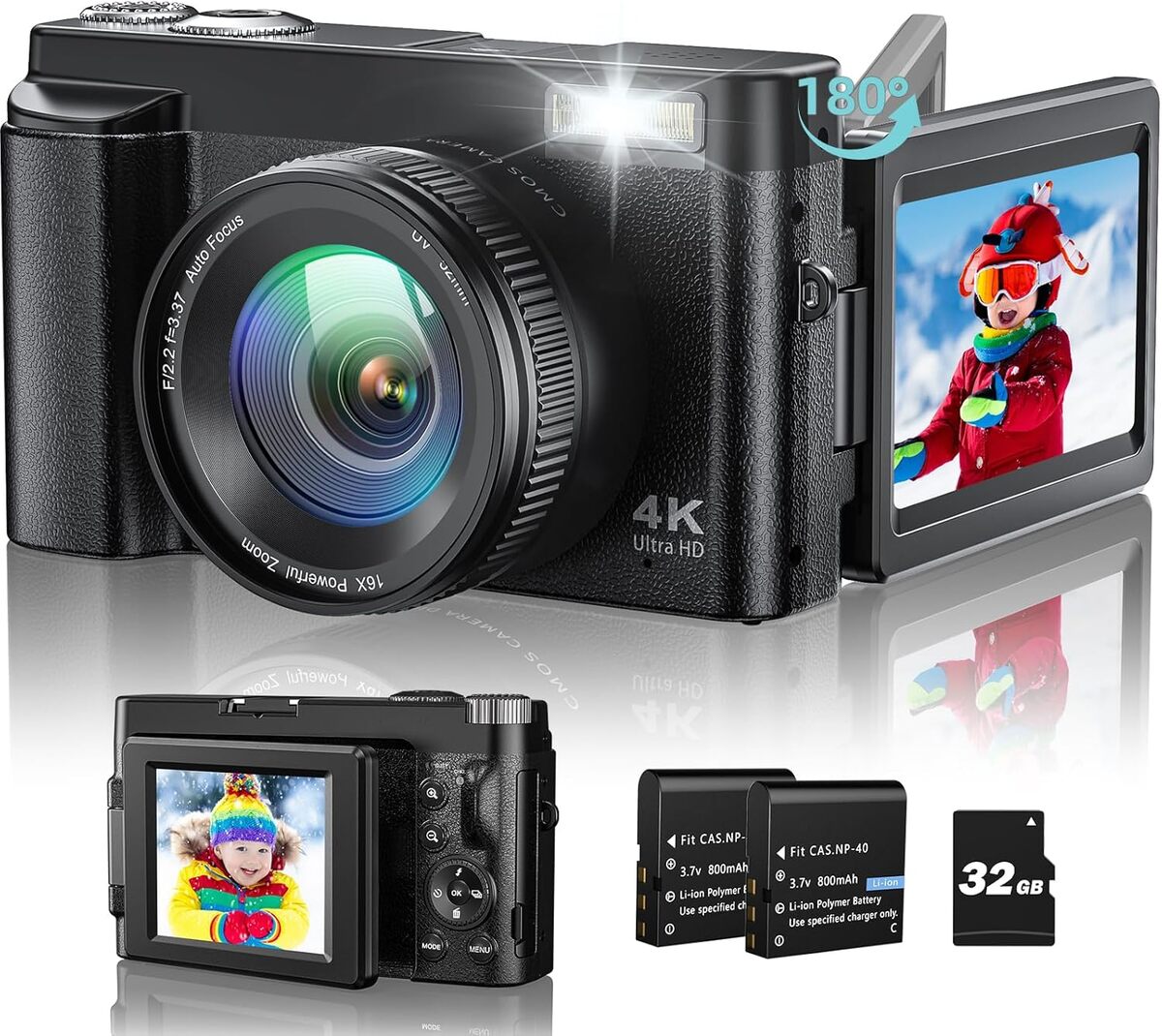 Avis sur l'appareil photo numérique 4K pour débutants : qualité et ...