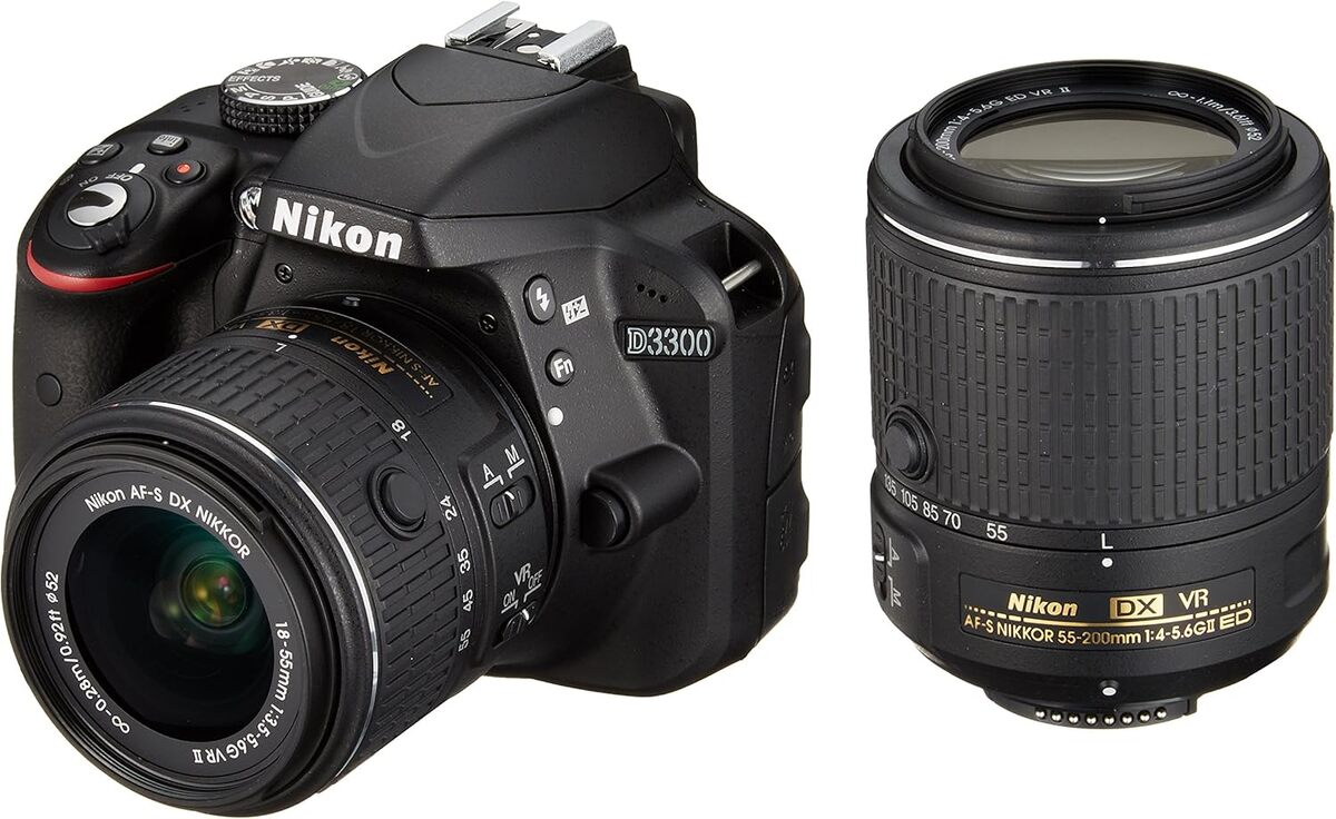 Test du Nikon D3300 : kit double zoom noir